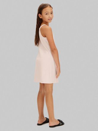 Calvin Klein Jeans Tr&auml;gerkleid STRAP PUNTO DRESS Regular fit f&uuml;r Kinder mit Markenprint