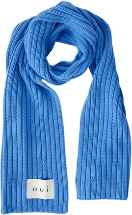Oui Femme, Accessoires, Bleu, Taille: ONE Size Voluminous Rib Knit Scarf