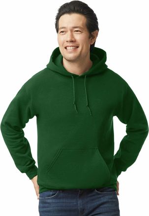 Gildan Herren Fleece Hooded Sweatshirt, Style G18500 Kapuzenpullover, waldgrün, M