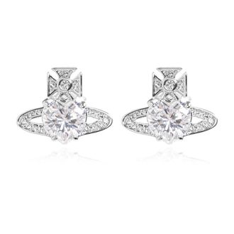 Vivienne Westwood Femme, Accessoires, Gris, Taille: ONE Size Boucles doreilles Ariella