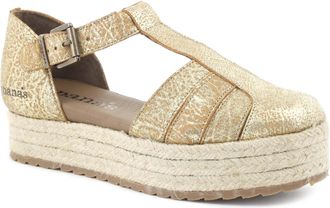 Cubanas KITTY270 Espadrilles, Gold, 35 EU