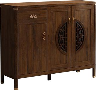 Generic Schuh-Organizer 40cm Breiterer Schrank 3cm Dickerer Massivholzrahmen Schuhregal Aus Holz Schuhaufbewahrungs-Organizer für Eingangsbereich, Flur, Schra