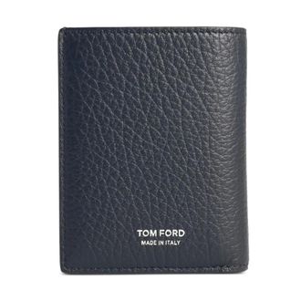 Tom Ford Schwarzes Lederportemonnaie mit Kartenschlitzen - - Accessories - Herren - Schwarzk - ONE SIZE