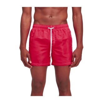 Sundek Homme, Maillots de bain, Rose, Taille: S Shorts de bain courts embl&eacute;matiques en taffetas