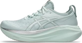 Asics Damen Gel-Nimbus 27 Sneaker, Pure Aqua White, 39.5 EU