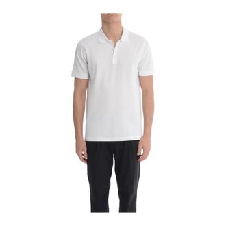 Fay Stretch Piquet Polo - - Tops - Herren - Wei&szlig; - XL