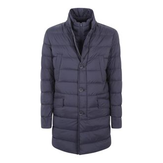 Herno Long Jacket - - Jackets - Herren - Blau - L