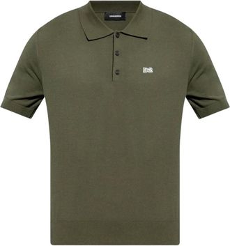 Dsquared2 Homme, Tops, Vert, Taille: S Knitted Polo