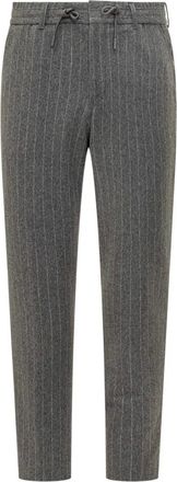 HUGO BOSS Homme, Pantalons, Gris, Taille: S Pantalon en flanelle stretch bross&eacute;