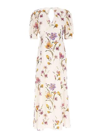 Twinset Robe Au Genou - Blanc