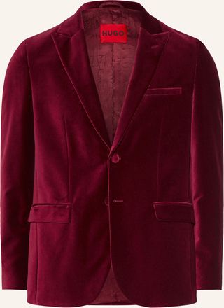 HUGO BOSS Hugo Samtsakko Arti Extra Slim Fit rot