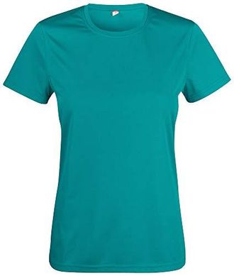 noTrash2003 T-Shirt Respirant pour Femme, pour Le Fitness, Le Sport et Les Loisirs, Protection Solaire UV50, 100% Polyester, t-Shirt de Sport en Tissu Spin-Dye, T
