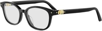 Dior unisex, Accessoires, Noir, Taille: 50 MM Lunettes Petit CDO