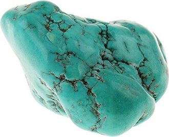 MagiDeal Pierre Turquoise Sp&eacute;cimen Min&eacute;ral Feng Shui Pierre Gu&eacute;rison Maison Ornement Collection DIY