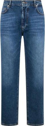 Roberto Cavalli Femme, Jeans, Bleu, Taille: W32 Jean en denim avec monogramme RC