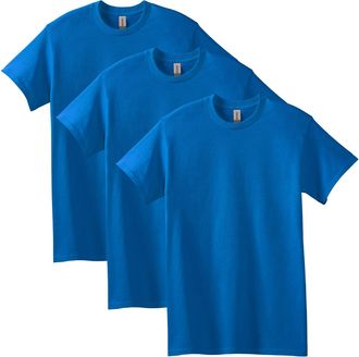Gildan Unisex-Erwachsene Heavy Cotton, Style G5000, Multipack T-Shirt, K&ouml;nigsblau (3er-Pack), XX-Large
