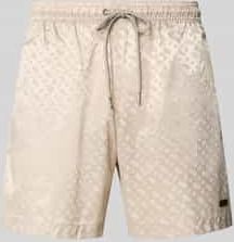 HUGO BOSS Badeshorts mit Label Stitching Modell ICONIC