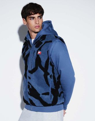 Nike Club Winter d&eacute;bardeur &agrave; imprim&eacute; int&eacute;gral bleu