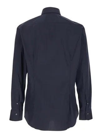 Alessandro Gherardi Cotton Blend Shirt - Navy