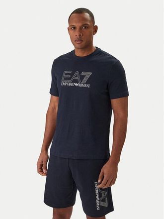 Emporio Armani T-Shirt 7M001307 AF10375 Dunkelblau Regular Fit