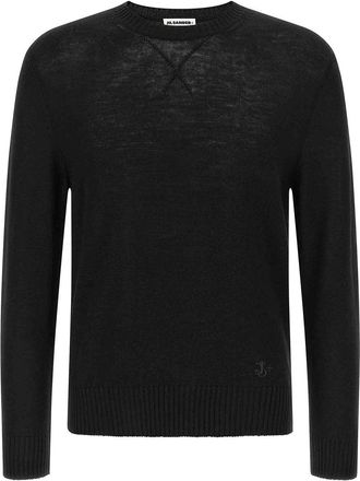 Jil Sander Pull Col Rond - Noir