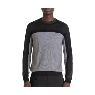 Antony Morato Homme, Sweatshirts et sweats à capuche, Noir, Taille: M SweaT-shirt en maille coupe régulière