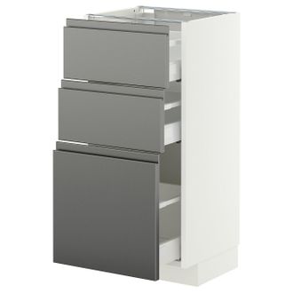 IKEA METOD / MAXIMERA Unterschrank mit 3 Schubladen