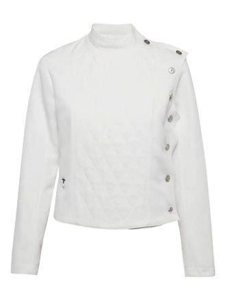 Dior veste à matelassage losanges - Blanc