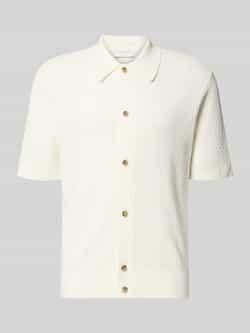 Tiger Of Sweden Regular Fit Poloshirt mit Strukturmuster Modell ARAAWEN