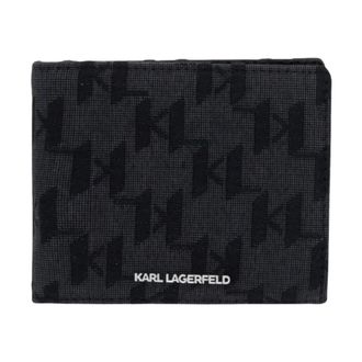 Karl Lagerfeld K/Monogram Wallet - - Accessories - Herren - Schwarzk - ONE SIZE
