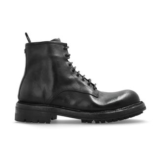 Dolce & Gabbana Lederkn&ouml;chelstiefel - - Shoes - Herren - Schwarzk - 39 EU