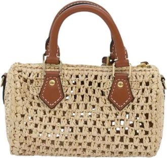 Louis Vuitton Sac Mini Raffia Pre-owned - Femme - Pre-owned - Beige - Taille: ONE Size