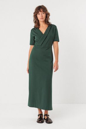 SKFK Damen vegan Kleid Mara Green