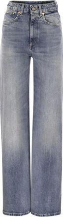 Dondup Femme, Jeans, Bleu, Taille: W27 Beatrix Wide Leg Jeans