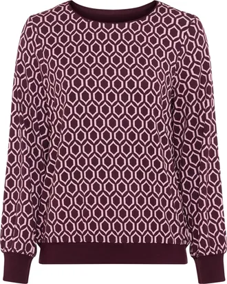 Olsen Langarmshirt, sitzt locker figurumspielend