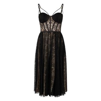 Elisabetta Franchi Kleid aus Spitze - - Dresses - Damen - Schwarzk - S