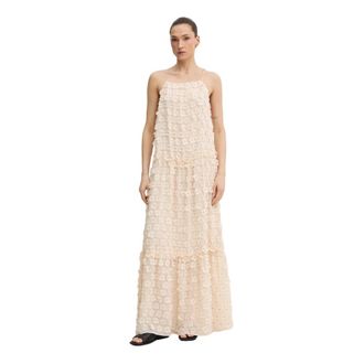 Munthe Bohdana Kleid - - Dresses - Damen - Beige - M