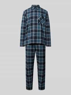 Schiesser Pyjama mit Brusstasche