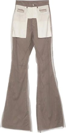 Rick Owens Femme, Pantalons, Brun, Taille: W26 Wide Pantalons
