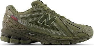New Balance Unisexe 1906R en Vert/Gris, Suède/Mesh, Taille 42.5 Large