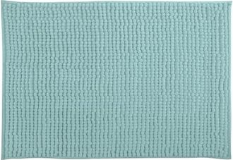 MSV Badteppich Badvorleger Duschvorleger Chenille Hochflor Badematte 40x60 cm - Pastellgrün
