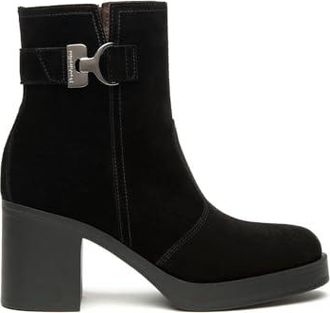 Nero Giardini I513892D Bottines Femme en Cuir Velours - Noir 37 EU