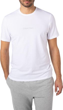 Calvin Klein Underwear Herren T-Shirt weiß Jersey-Baumwolle unifarben