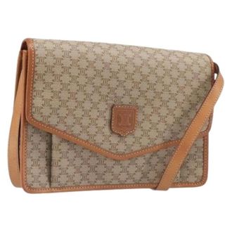 Celine Sac bandouli&egrave;re vintage Pre-owned - Femme - Pre-owned - Beige - Taille: ONE Size