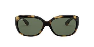 Ray-Ban Jackie Ohh Montures de Lunettes, Marron (Light Havana/Crystal Green), 58 Femme
