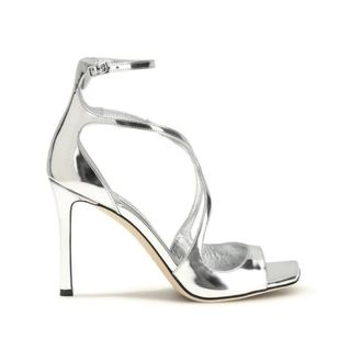 Jimmy Choo London Bos Taurus Stiletto-Sandalen - - Shoes - Damen - Grau - 37 1/2 EU