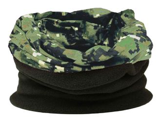 RockJock Schlauchtuch f&uuml;r M&auml;nner, multifunktional. Schal, M&uuml;tze, Nackenw&auml;rmer, Kapuze, Sturmhaube mit Innen-Fleece - Gr&uuml;n - Pixelated Green - Einheitsgr&ouml;&szlig;e