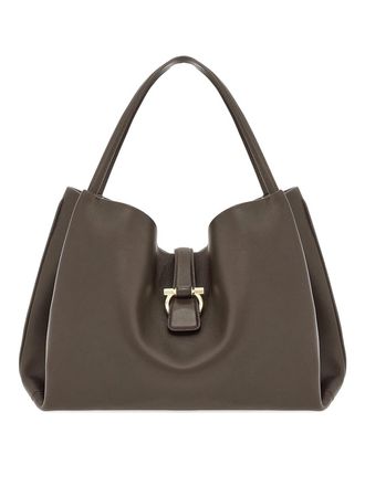 Ferragamo Sac Port&eacute; &Eacute;paule - Gris