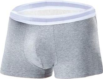 Generic Boxers pour homme, sous-v&ecirc;tements en coton pour homme, couleur unie, respirant, confortable, taille &eacute;lastique, convient pour le sport et la vie quotid