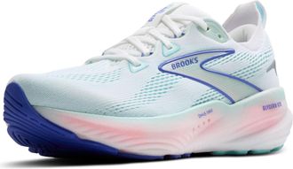 Brooks Damen Glycerin GTS 22 Sneaker, Weiß/Limpet Shell/Amparo Blau, 37.5 EU